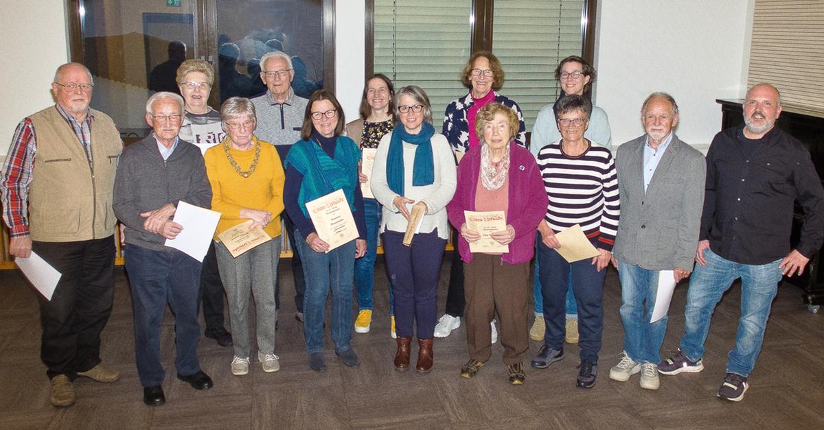 TV Waldgirmes ehrt verdiente Mitglieder